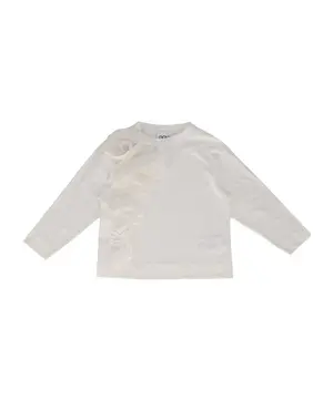 DOUUOD Ruffle-trimmed T-shirt - White