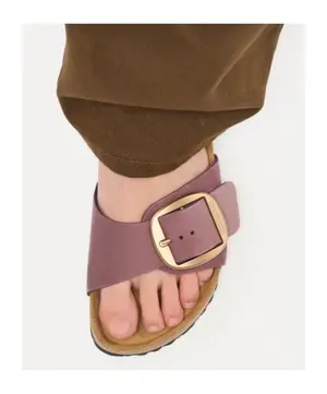 BIRKENSTOCK Madrid Big Buckle Slide Sandals - Pepper