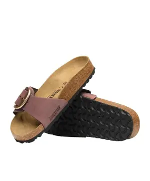 BIRKENSTOCK Madrid Big Buckle Slide Sandals - Pepper