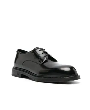 Emporio Armani Panelled Derby Low-top Shoes
