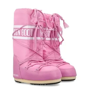 Moon Boot Icon Logo Printed Lace-up Boots