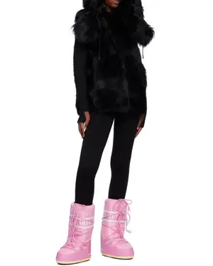 Moon Boot Icon Logo Printed Lace-up Boots