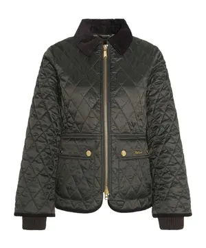 Barbour Logo Embroidered Quilted Jacket