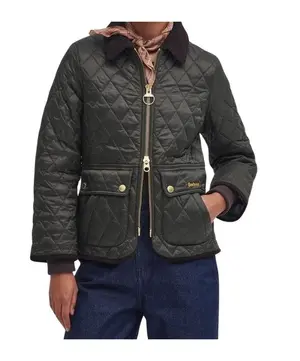 Barbour Logo Embroidered Quilted Jacket