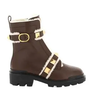 Valentino Garavani Rockstud-embellished Ankle Boots - Green