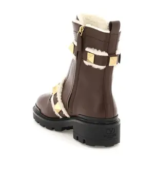 Valentino Garavani Rockstud-embellished Ankle Boots