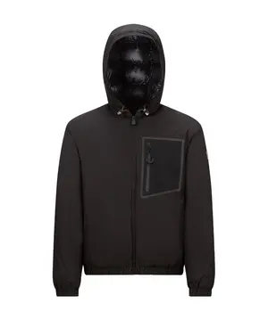 Moncler Bergun Reversible Short Down Jacket - Black
