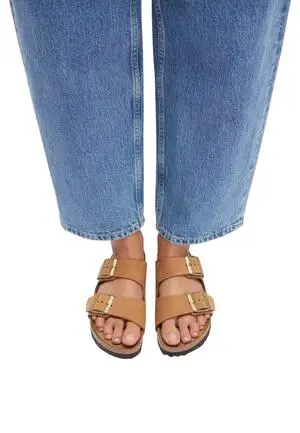 BIRKENSTOCK Double-strap Flat Slides