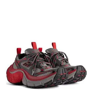 Balenciaga 6xl Lace-up Sneakers - Red/gray/black