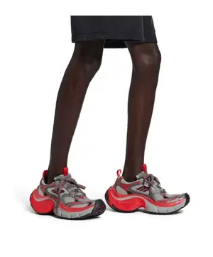 Balenciaga 6xl Lace-up Sneakers - Red/gray/black