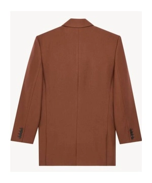 Saint Laurent Double-breasted Jacket In Cashmere