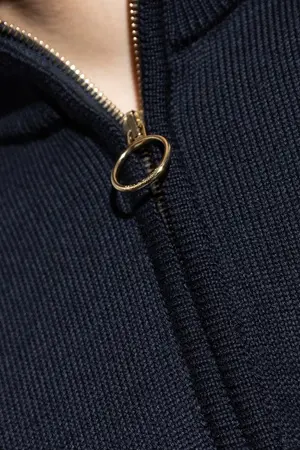 Paul & Shark Striped Zip-neck Knitwear