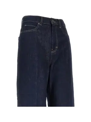 Max Mara Wide Leg Jeans With Trouser Crease