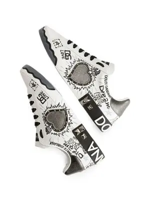 Dolce & Gabbana Portofino Low-top Sneakers With Graphic Embellishments