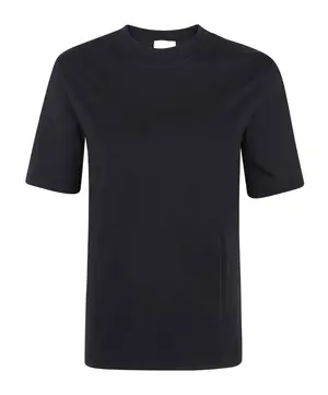 Filippa K Mock Neck Tee - Black