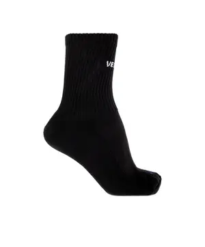 Vetements Logo Socks - Black