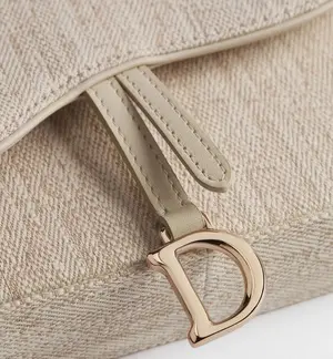 Dior Medium Saddle Pouch With Chain