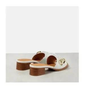 See By Chloé Embellished Leather Mules