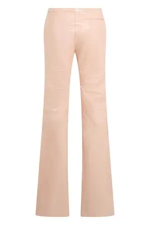 Philosophy Di Lorenzo Serafini High-waisted Flared Leather Pants