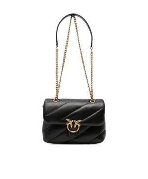 Pinko Flap Shoulder Bag - Black