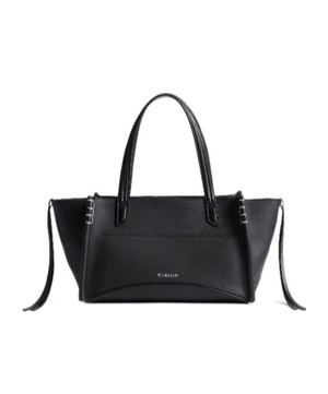 J.W.ANDERSON Elongated Loafer Cabas Bag In Leather - Black
