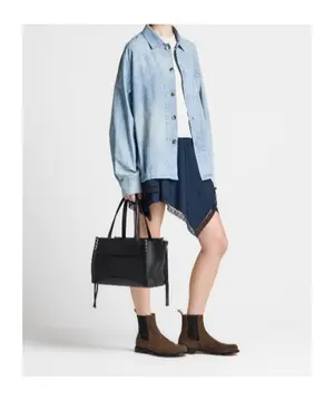 J.W.ANDERSON Elongated Loafer Cabas Bag In Leather