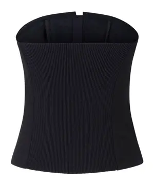 Pinko Zip-front Corset Top