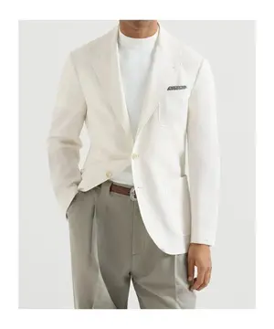 Brunello Cucinelli Linen Deconstructed Blazer