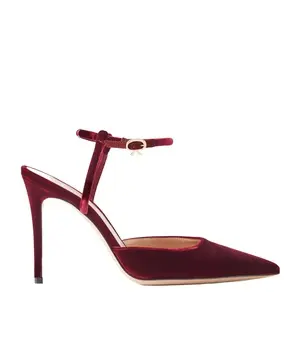 GIANVITO ROSSI Pointed Stiletto Heels - Red