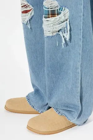 Amiri Round-toe Slippers