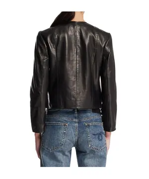 R13 Long-sleeve Leather Jacket