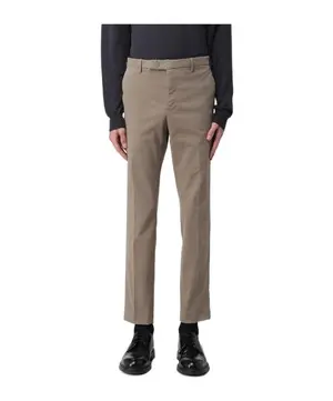 PT TORINO Straight-leg Tailored Pants - Beige Brown