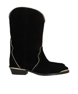 Isabel Marant Étoile Round-toe Short Boots - Black