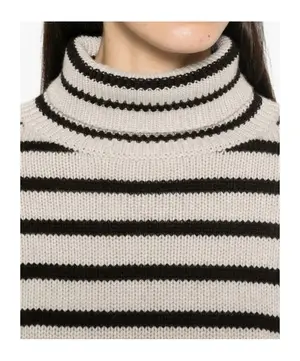LISA YANG Long-sleeved Striped Sweater