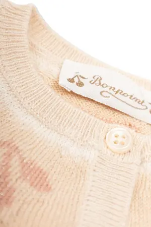 Bonpoint Two-piece Set Of Button-down Sweater And Trousers