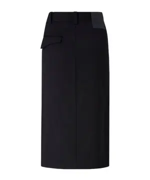 Pinko Wrap-front Button-detail Skirt