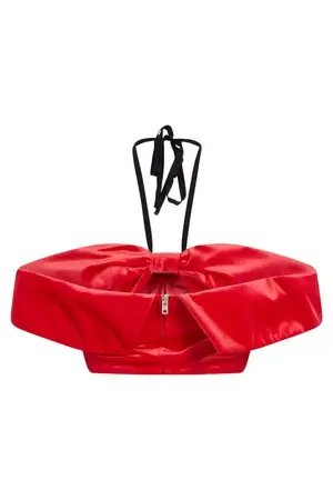 Philosophy Di Lorenzo Serafini Backless Crop Top