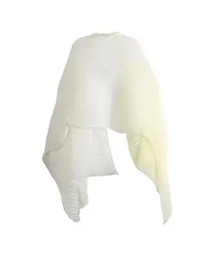 Issey Miyake Asymmetrical Pleated Shawl