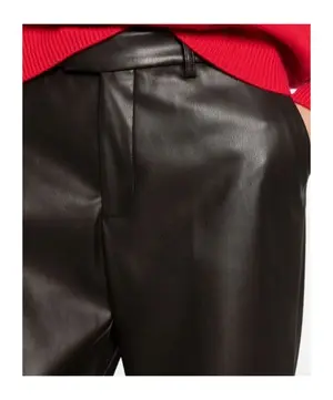 BERWICH Faux-leather Wide-leg Trousers