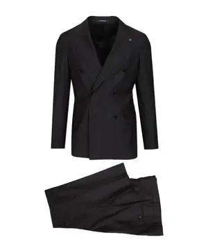 Tagliatore Long-sleeve Suit Set - Blue