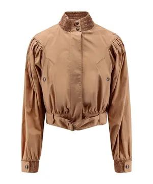 Chloé Long-sleeved Casual Jacket - Beige