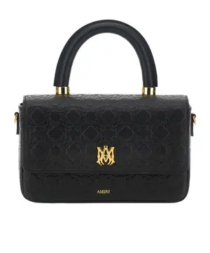 Amiri Magnetic Buckle Shoulder Bag - Black