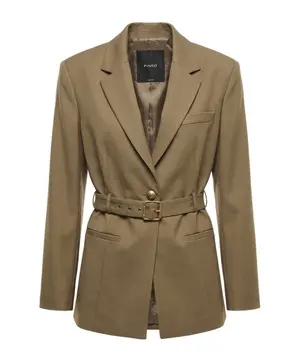 Pinko Belted Slim-fit Jacket