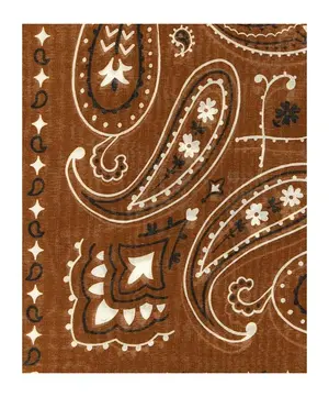 Alanui Paisley Bandana Scarf - Brown