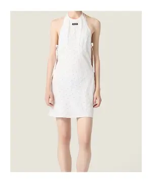 Miu Miu Cady Eyelet Lace Mini-dress