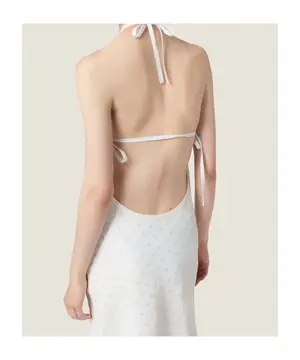 Miu Miu Cady Eyelet Lace Mini-dress