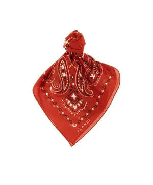 Alanui Square Scarf - Red