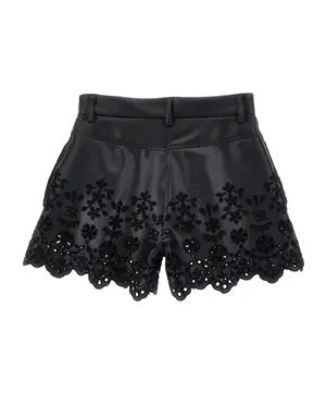Ermanno Scervino Broderie-anglaise Scalloped-hem Shorts