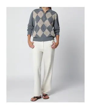 RÓHE Long-sleeved Polo Shirt