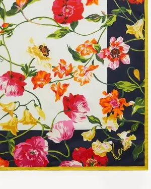 Kenzo Wildflower' Square In Silk